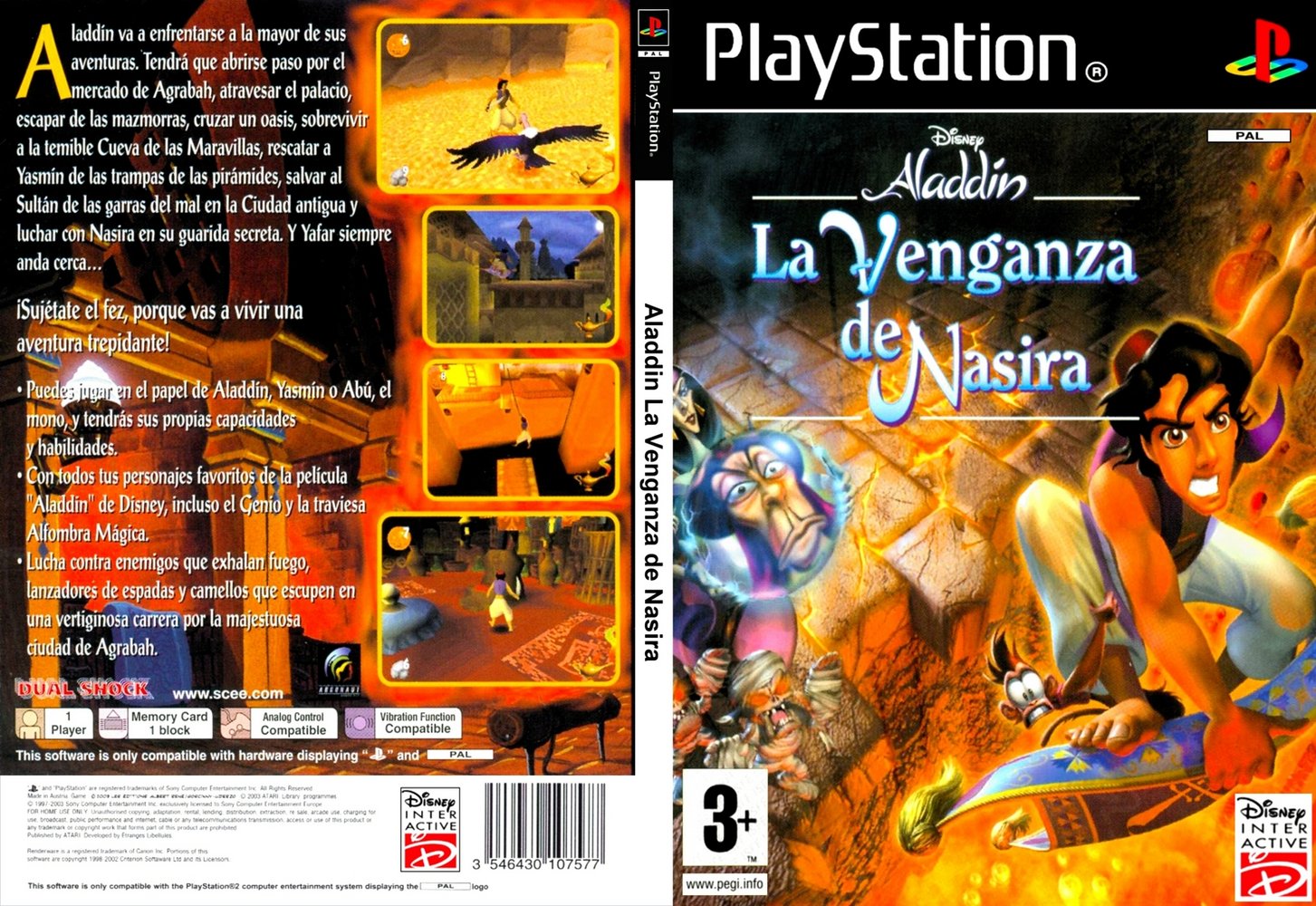 JC VIDEO PS1: ALADDIN LA VENGANZA DE NAZIRA